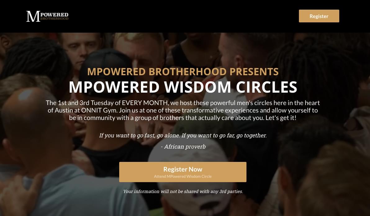 MPowered Wisdom Circles | MPowered Brotherhood